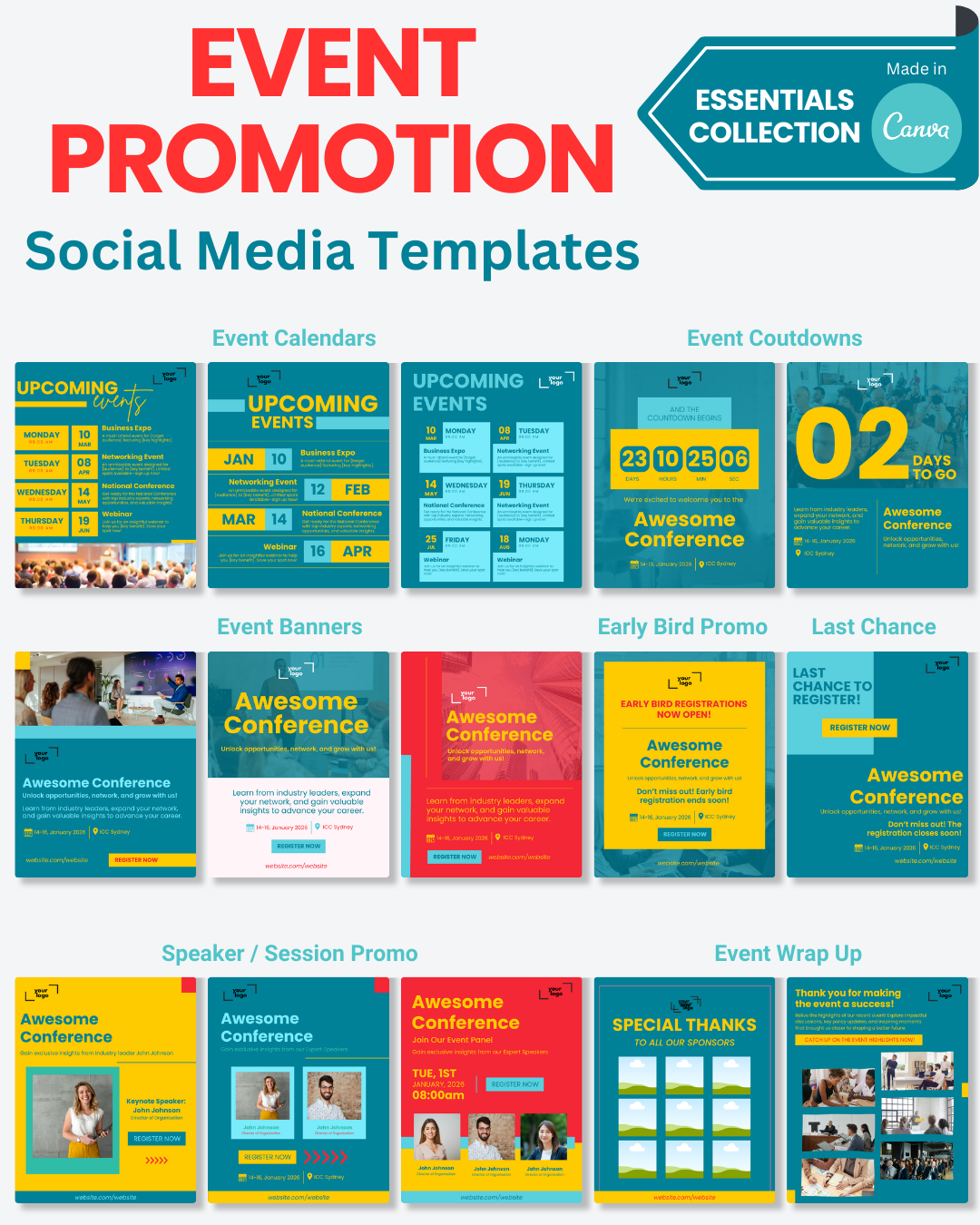 Event Promotion Templates | MMS Template Library