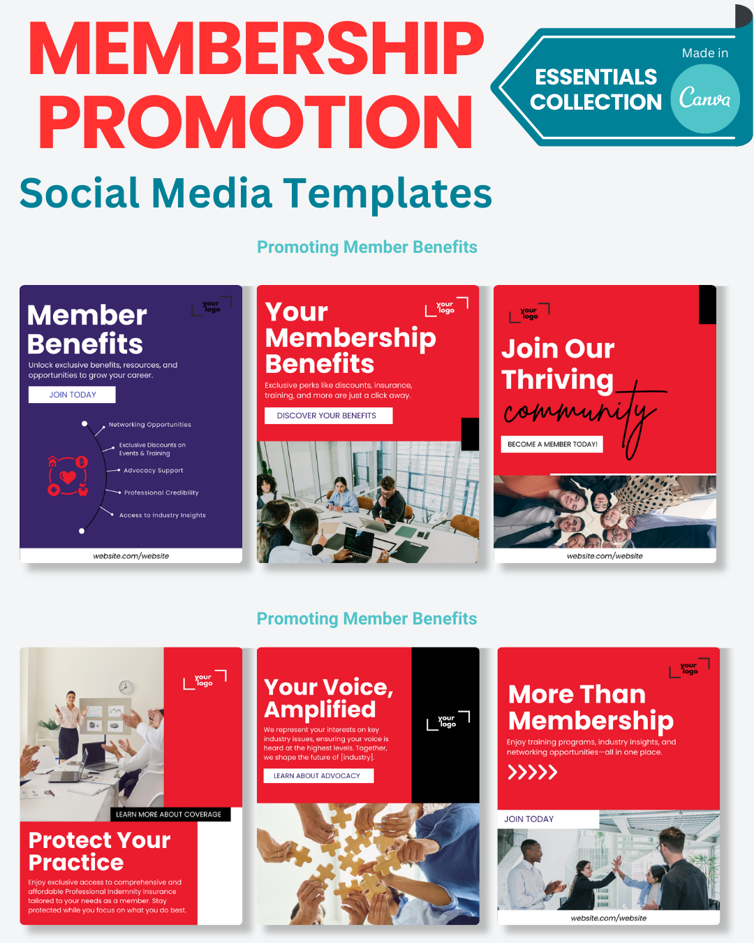 Membership Promotion Templates | MMS Template Library
