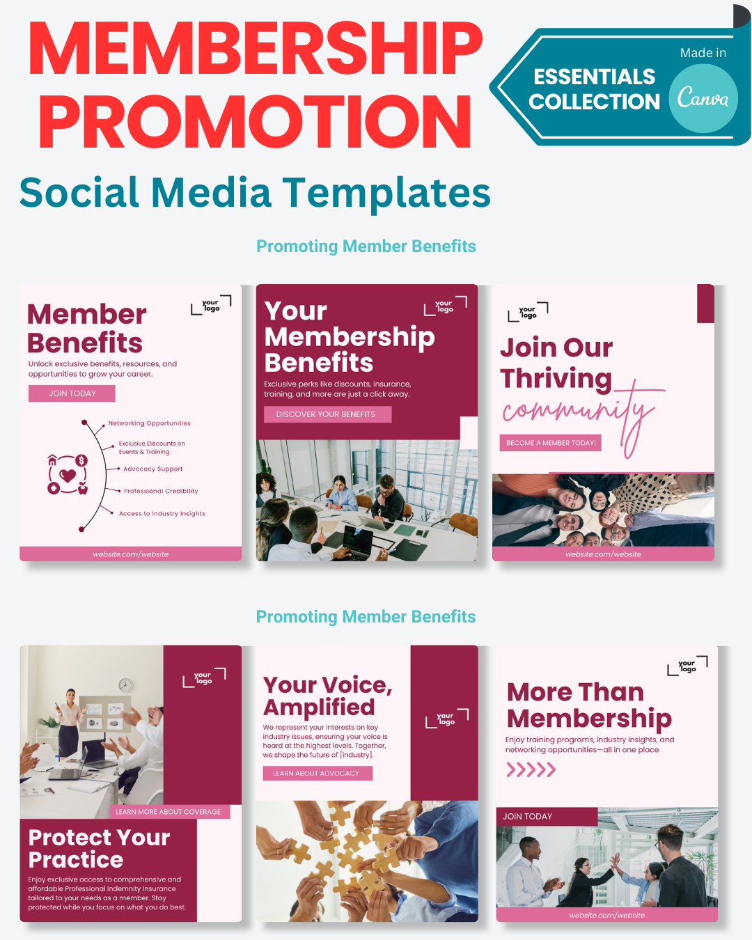 Membership Promotion Templates | MMS Template Library
