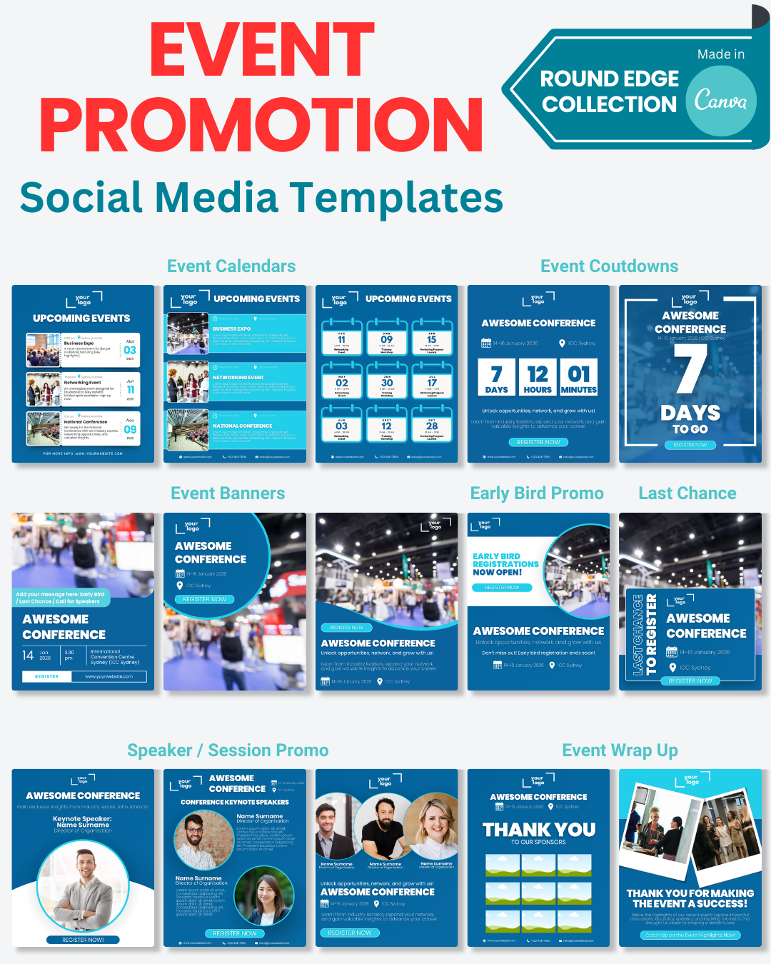 Event Promotion Templates | MMS Template Library