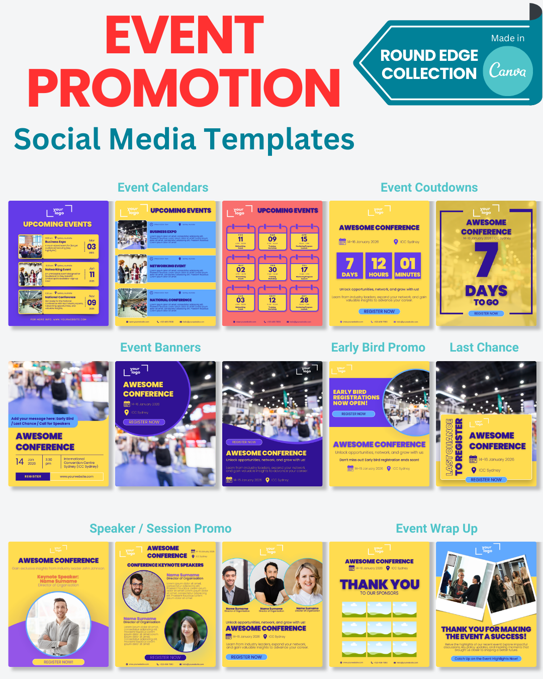 Event Promotion Templates | MMS Template Library