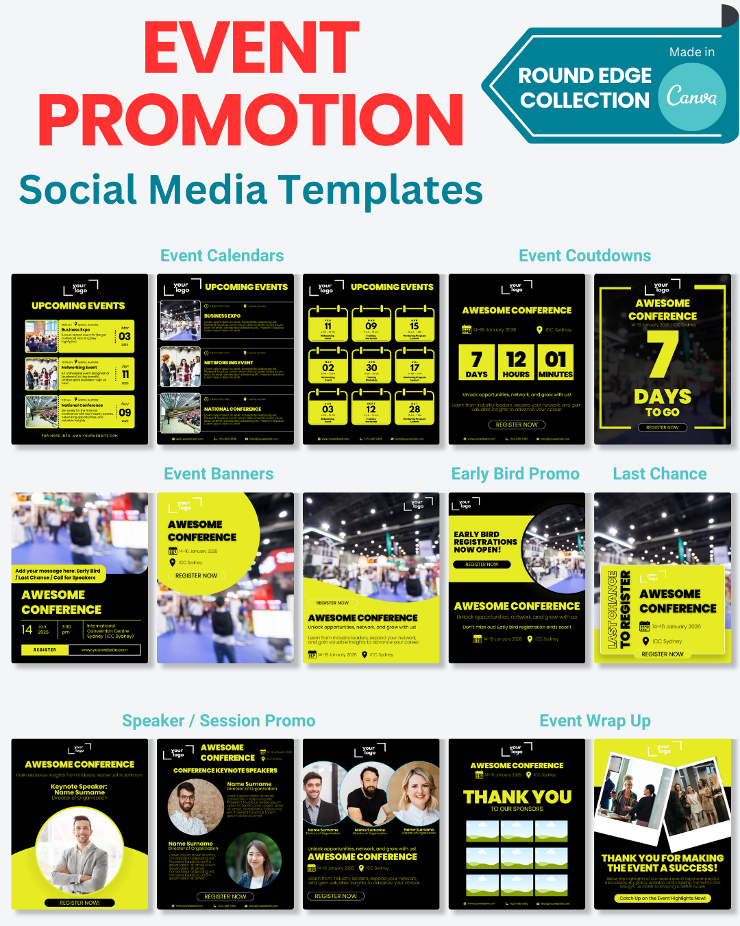 Event Promotion Templates | MMS Template Library