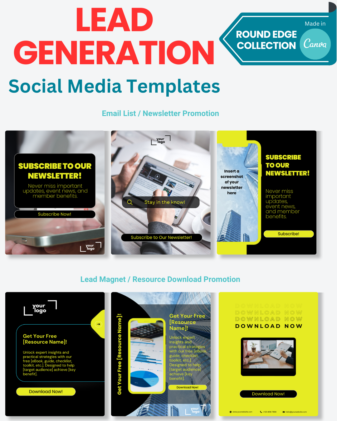 Lead Generation Templates | MMS Template Library